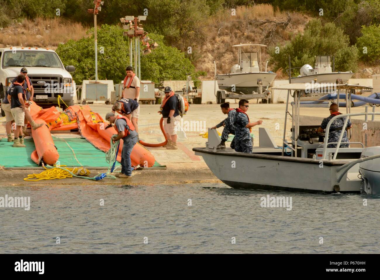 Oil workers exercise hi-res stock photography and images - Alamy