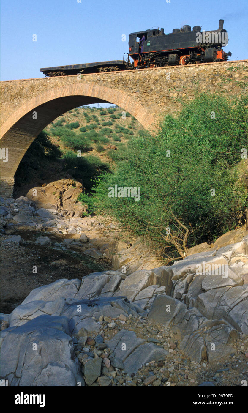 The rebuilding of Eritrea's railway between Masawa on the Red Sea Coast ...