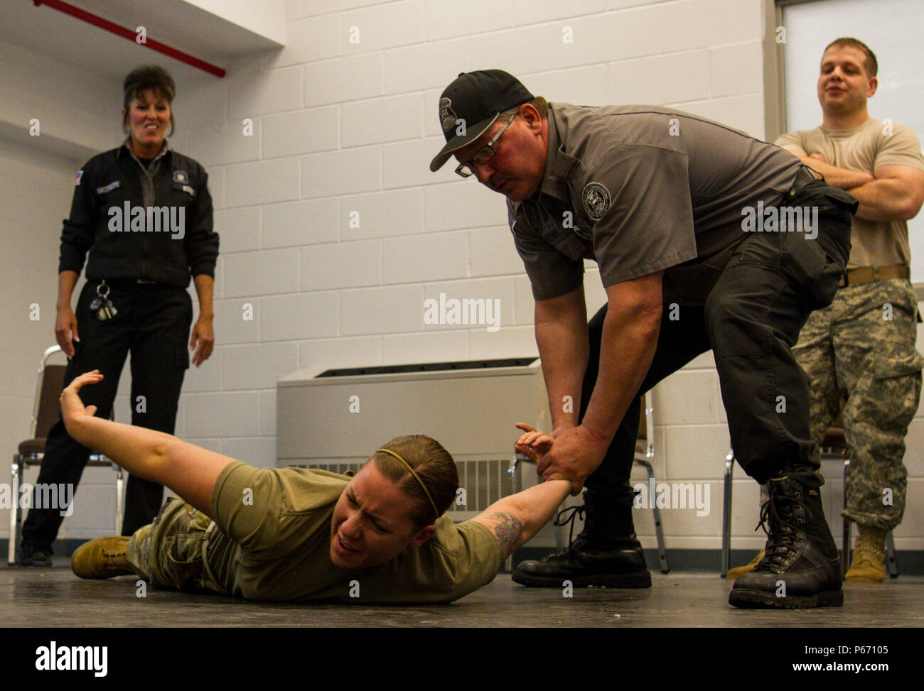 Spc. Macy Gretka, U.S. Army Reserve military police from Flint ...