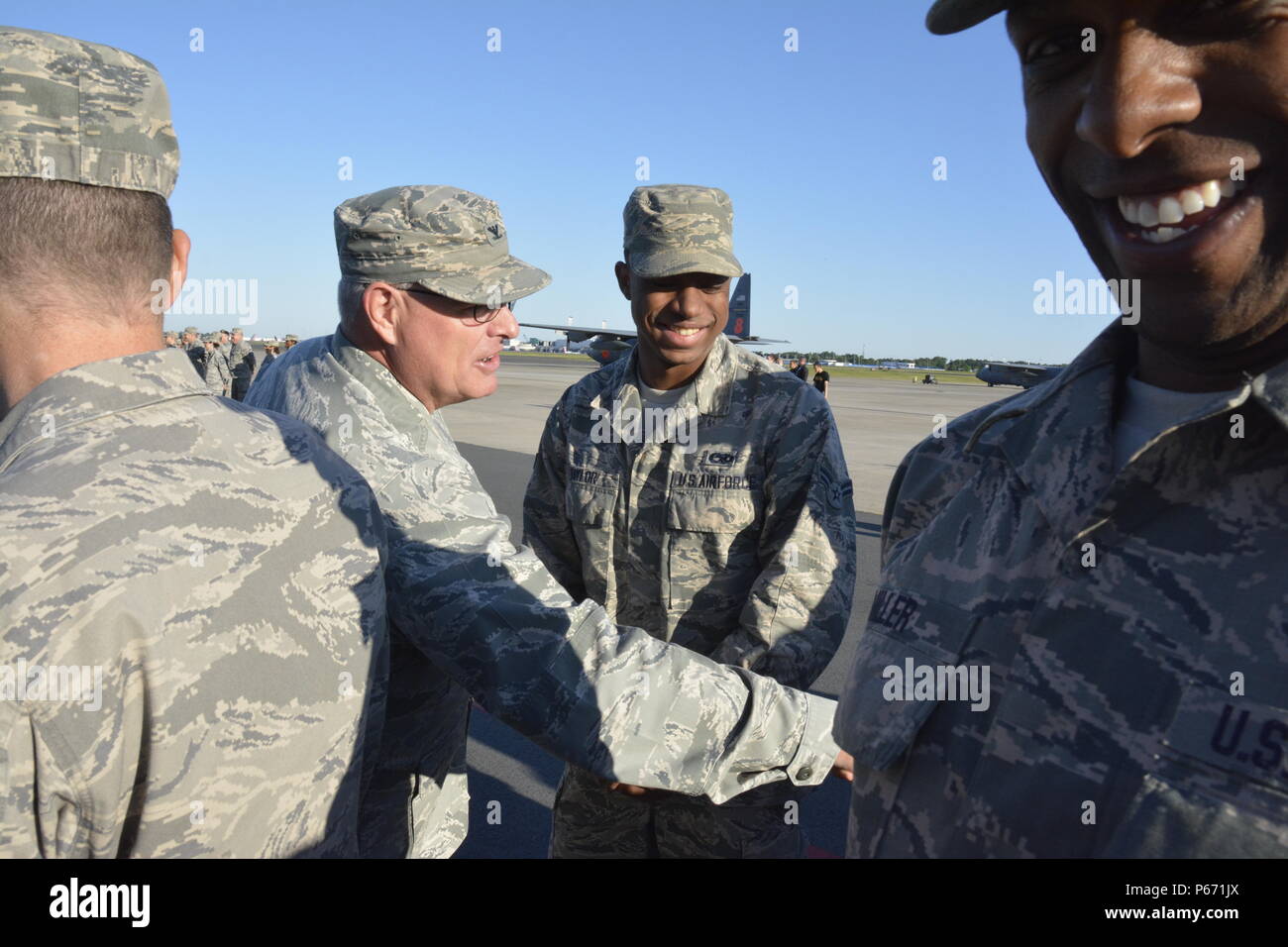 U.S. Air Force Col. Marshall C. Collins, commander, 145th Airlift Wing ...