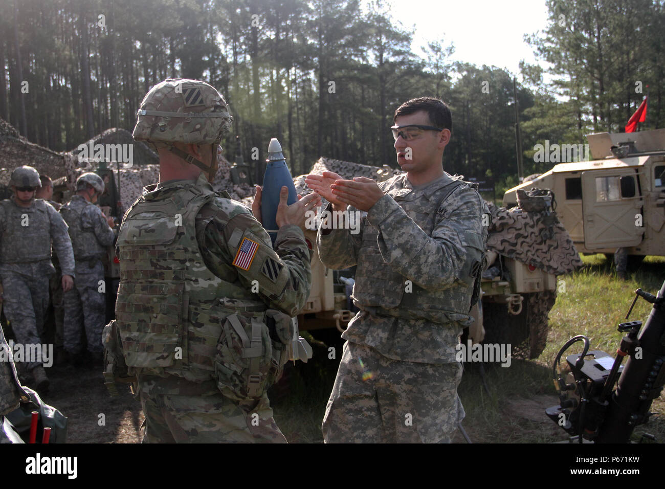 Spc. Logan Vincent, an indirect fire infantryman with Troop B, 6th ...