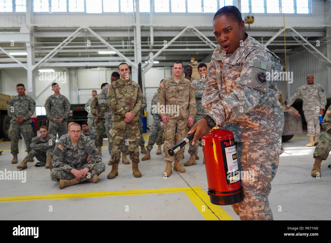 Army Master Sgt. Felicia Boyd, assigned to the 17th Combat Sustainment ...