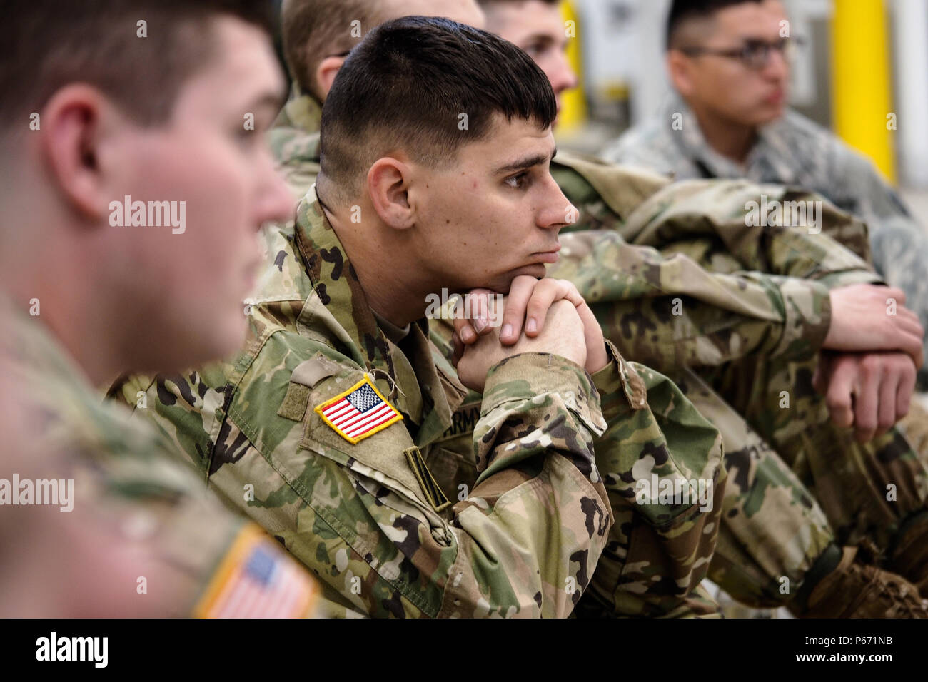 Army Sgt. Andrew Gerhardt, a native of Lake City, Fla., assigned to the ...