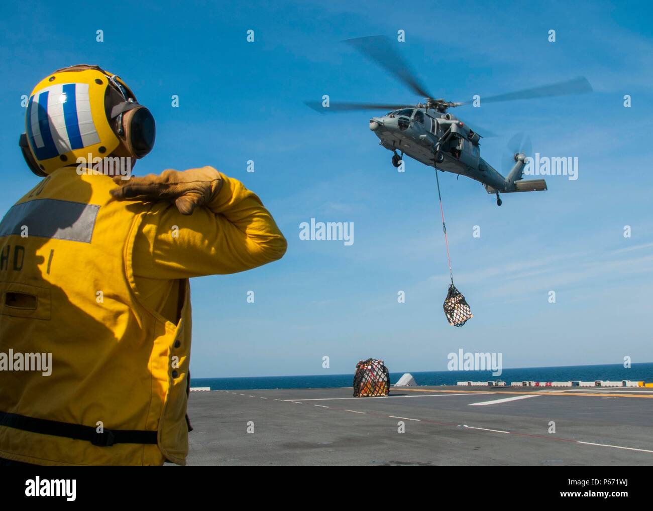 160515-N-BQ308-063 ATLANTIC OCEAN (May 15, 2016) Aviation Boatswain's ...