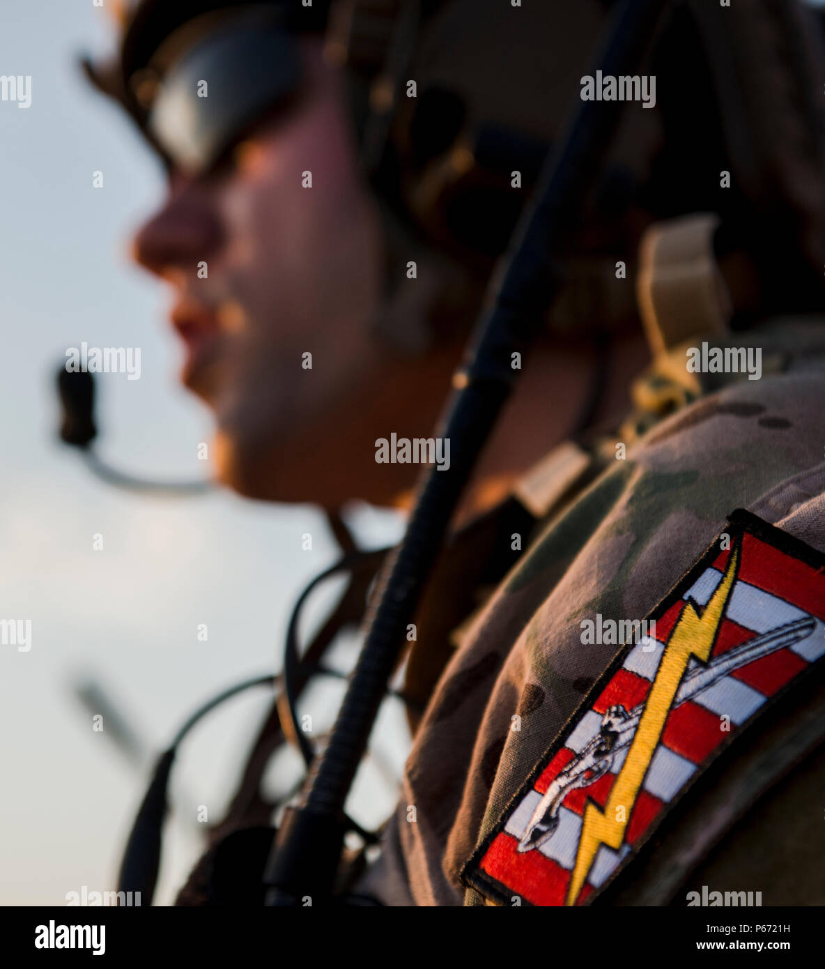 A U.S. Air Force combat controller with the 24th Special Operations ...