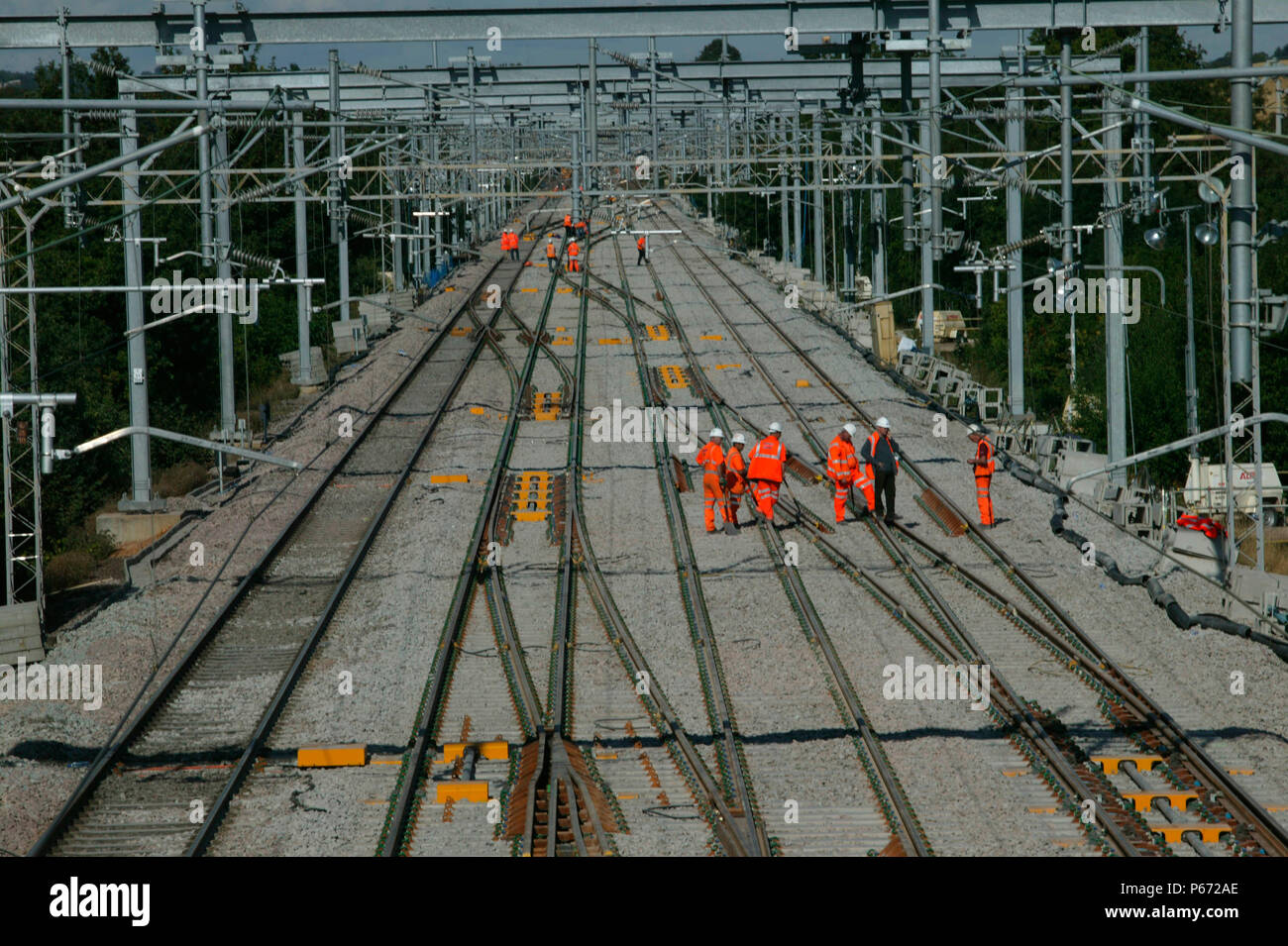 Signal gantry hi-res stock photography and images - Alamy