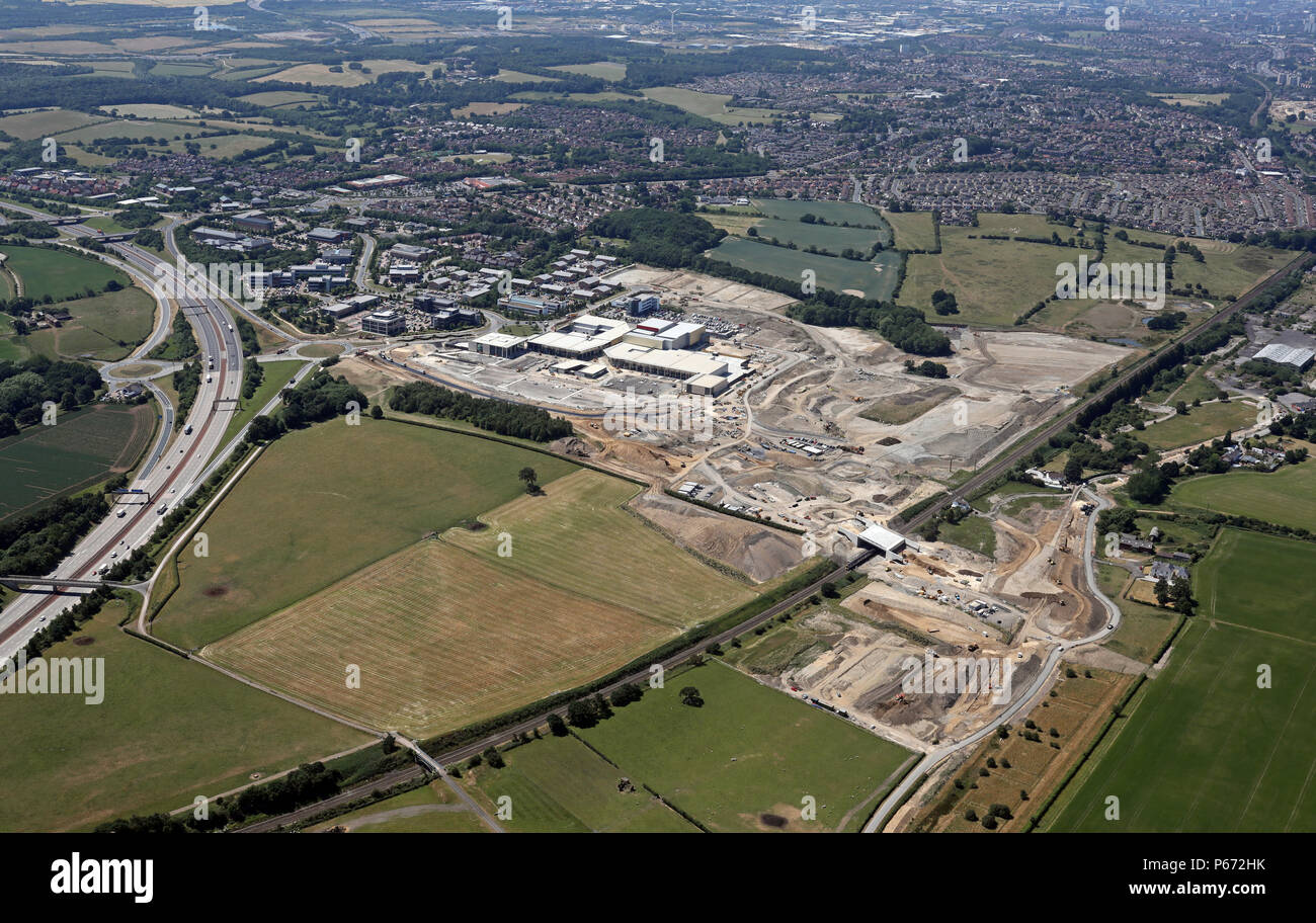 aerial view of Thorpe Park Business Park, Colton, Leeds Stock Photo - Alamy