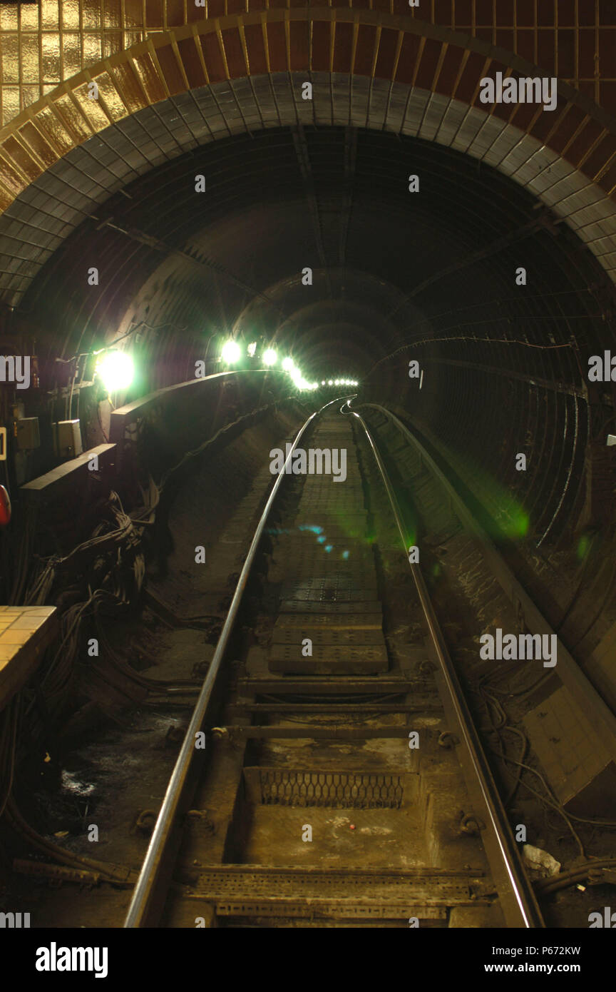 Glasgow underground train hi-res stock photography and images - Alamy