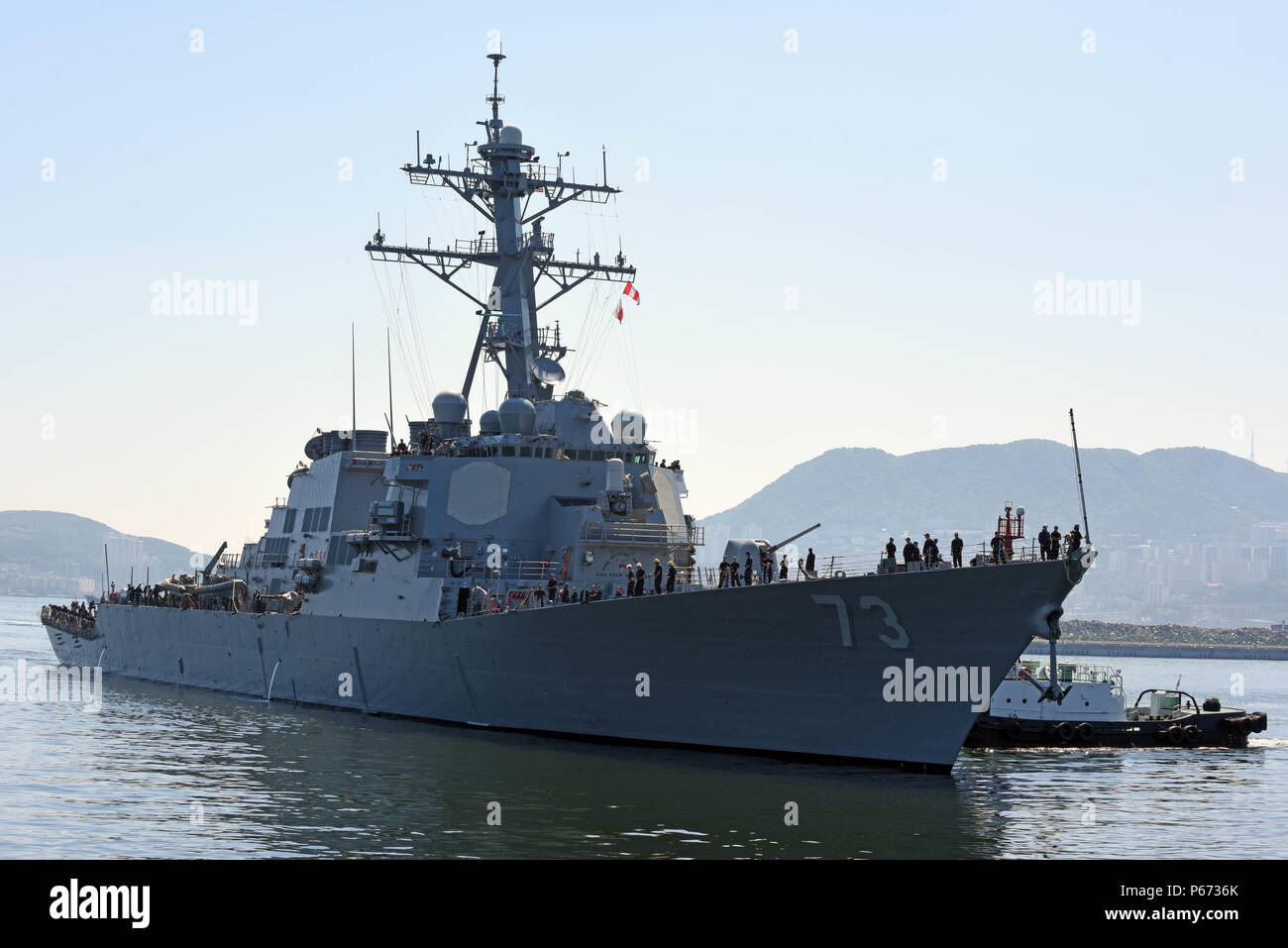 160517-N-WT427-074 BUSAN, Republic of Korea (May 17, 2016) USS Decatur ...