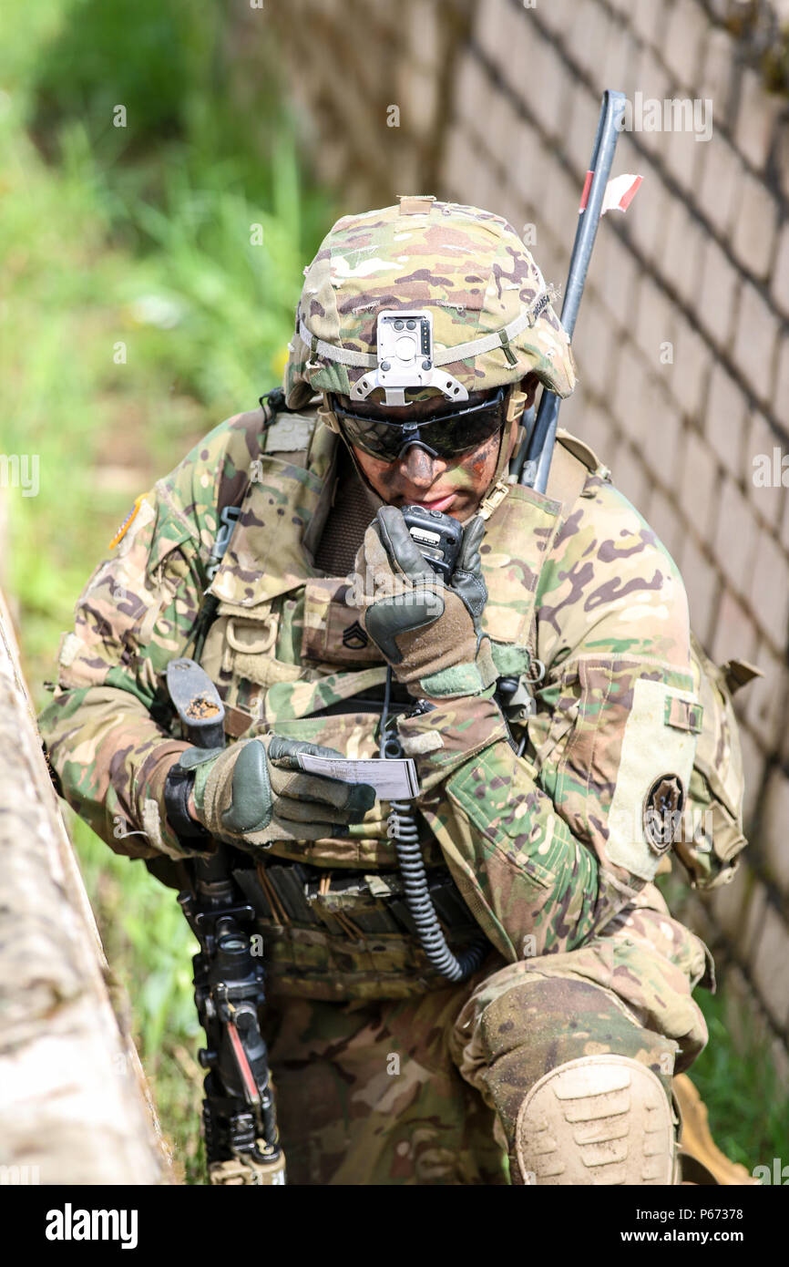 Staff Sgt. Mario Garza, an infantryman and squad leader with Ghost ...