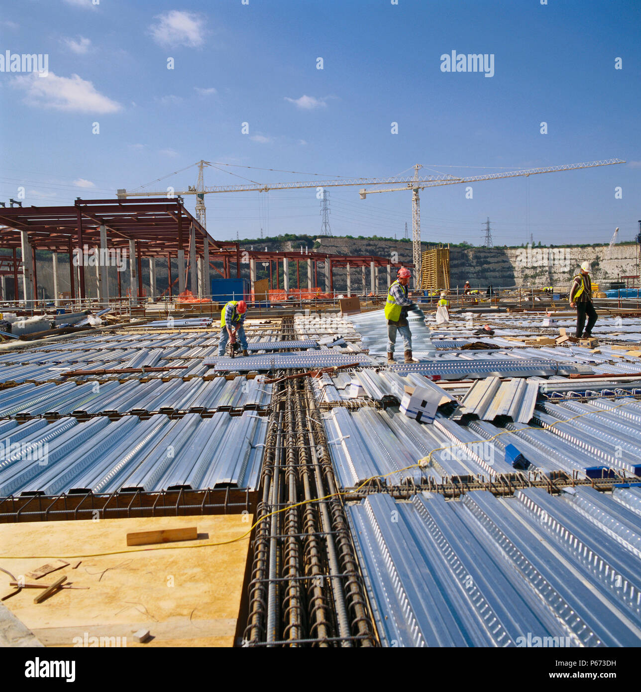 Office block during construction Stock Photo - Alamy