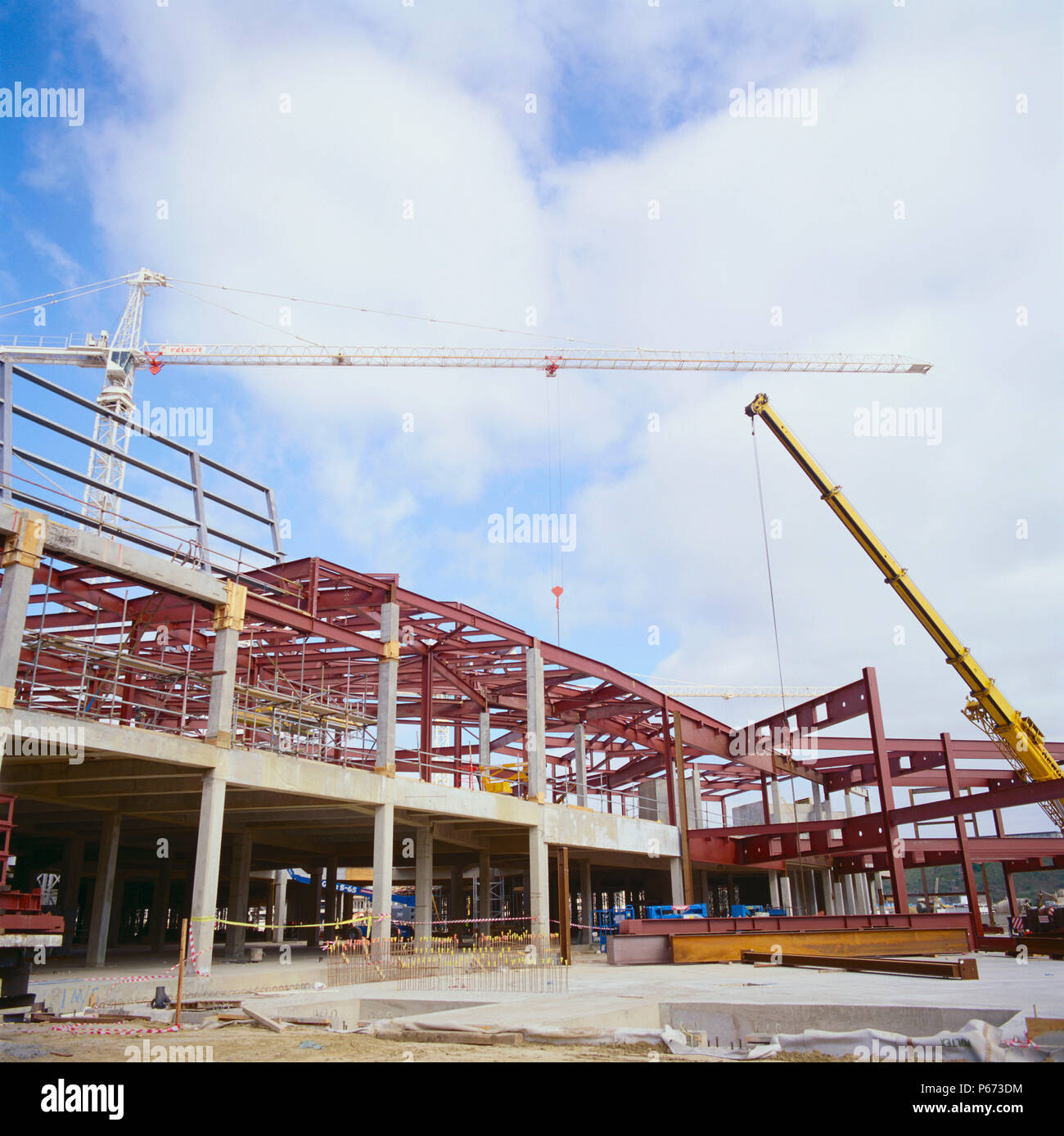 Office block during construction Stock Photo - Alamy