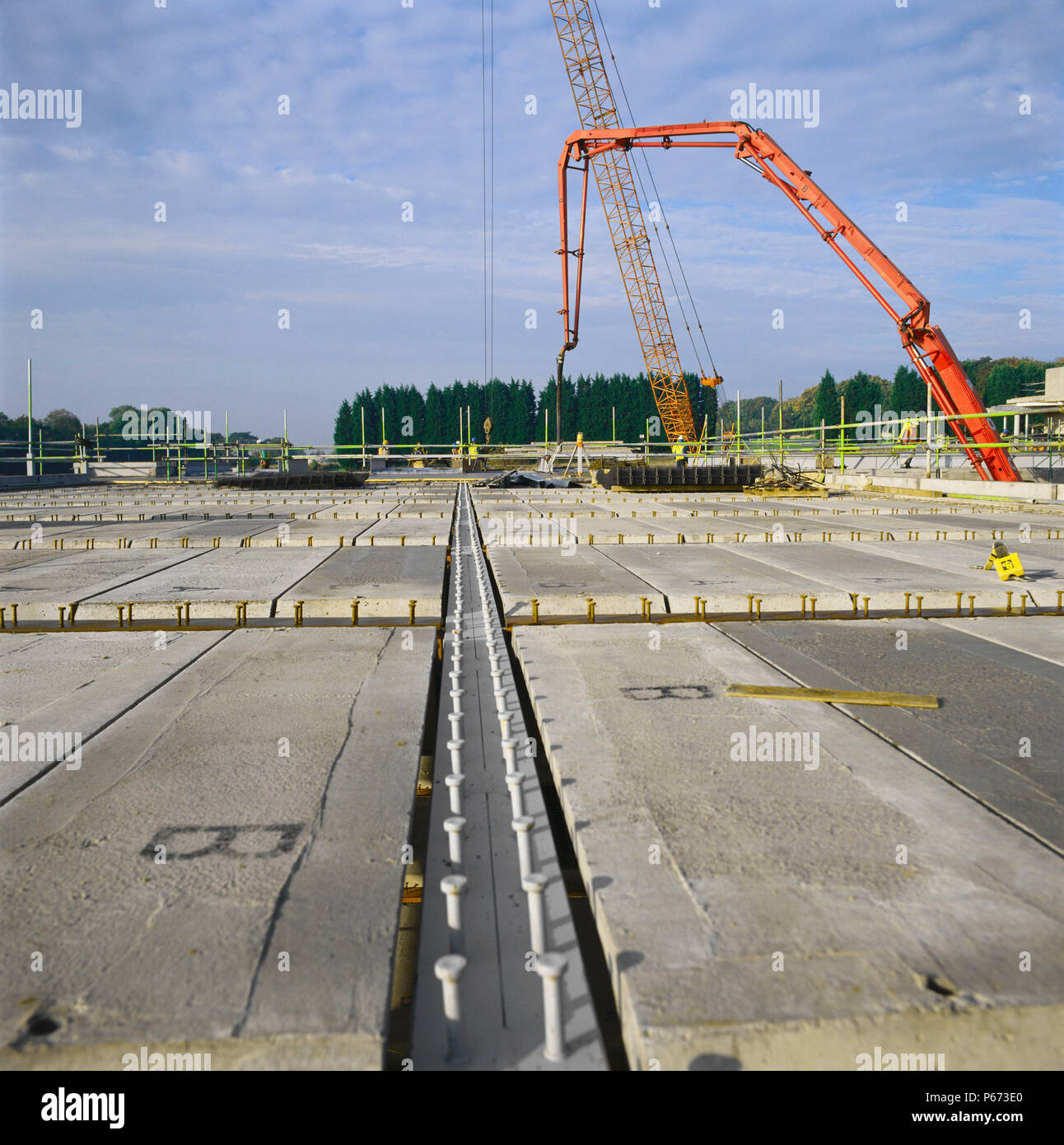 Office block during construction Stock Photo - Alamy