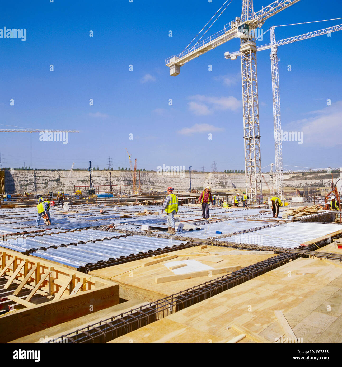 Office block during construction Stock Photo - Alamy
