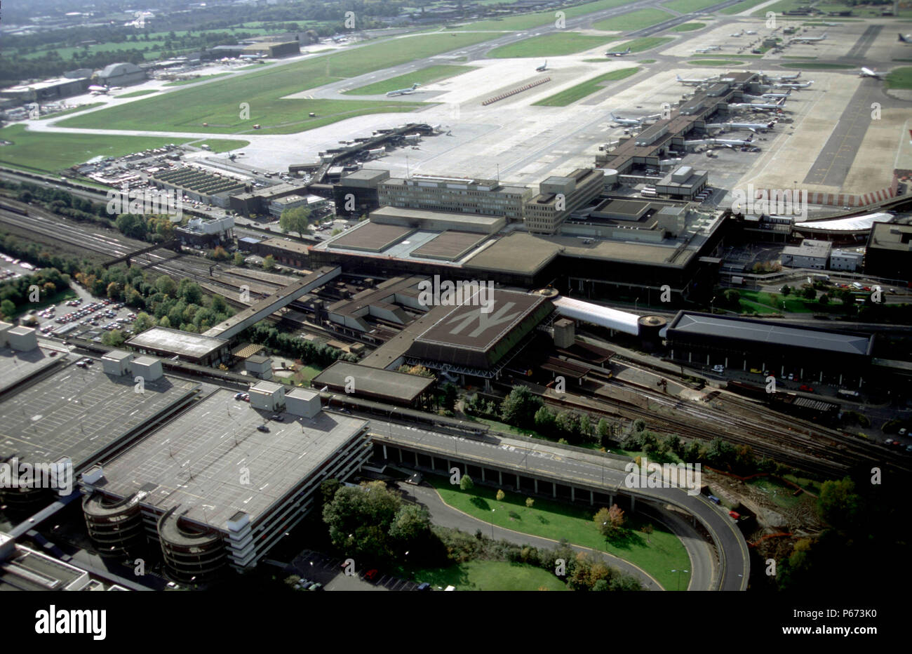 Gatwick airport aerial hi-res stock photography and images - Alamy