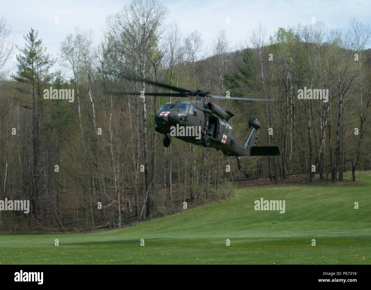 A U.S. Army HH-60M Black Hawk helicopter with Charlie Company, 3rd ...