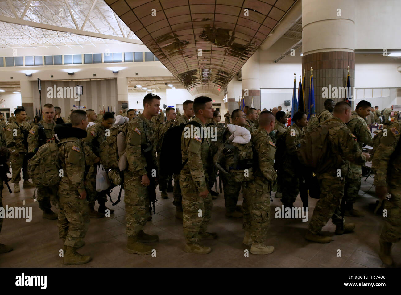 Soldiers assigned to the 863rd Engineer Battalion, 282nd Engineer ...