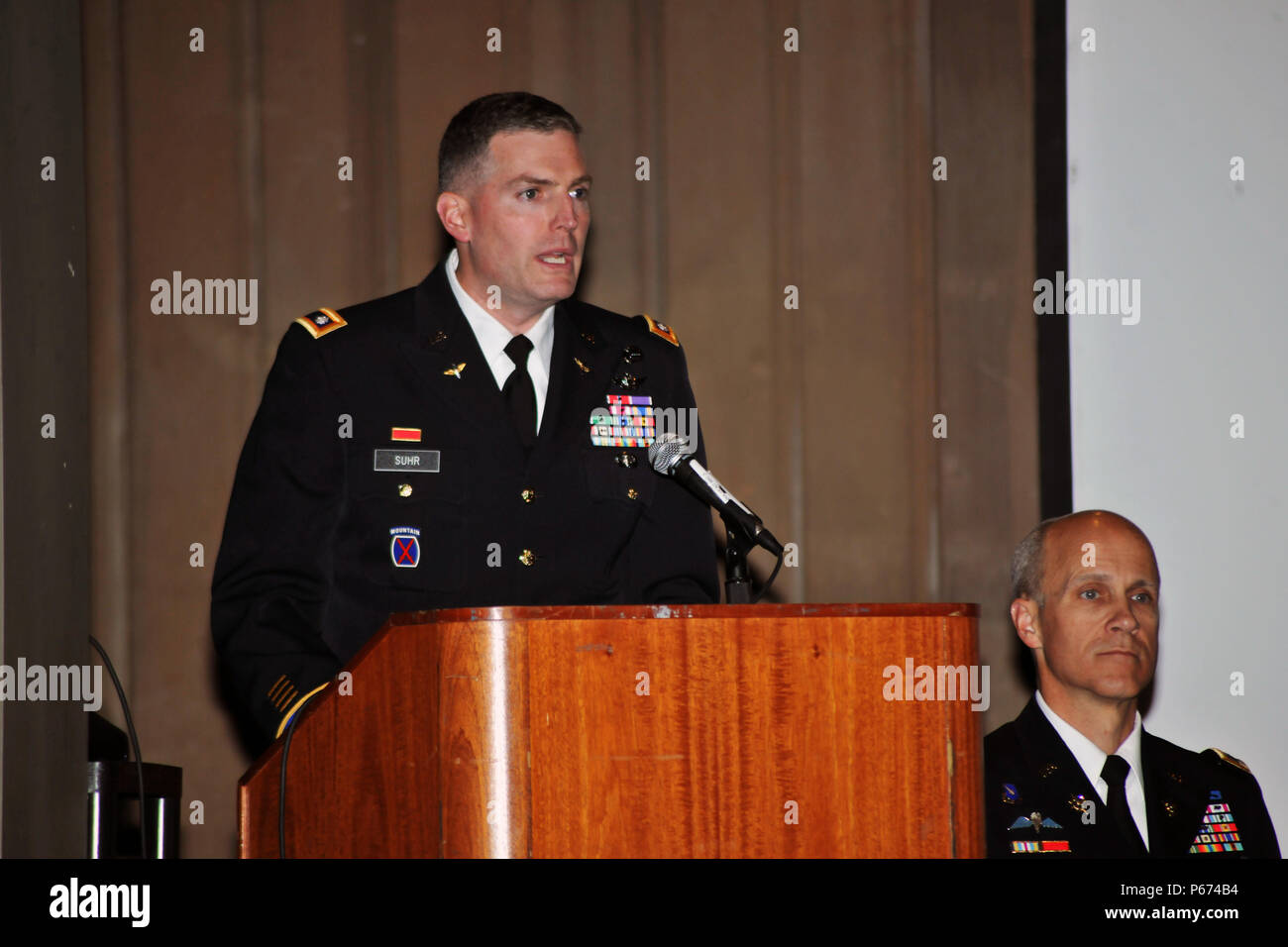 Lt. Col. Stephen Suhr, the professor of military science at the ...