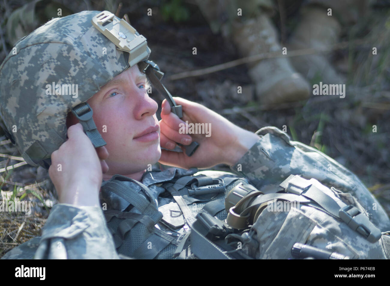Alaska Army National Guard Pfc. Kolton Baker, B Company, 1st Battalion ...