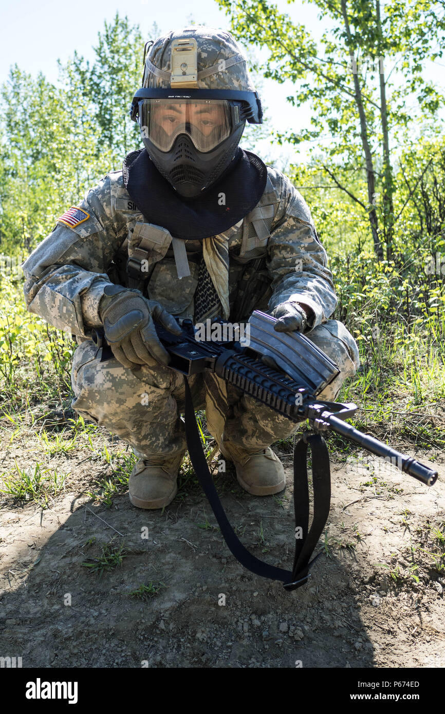 Alaska Army National Guard Spc. Kanoa Singson, B Company, 1st Battalion ...