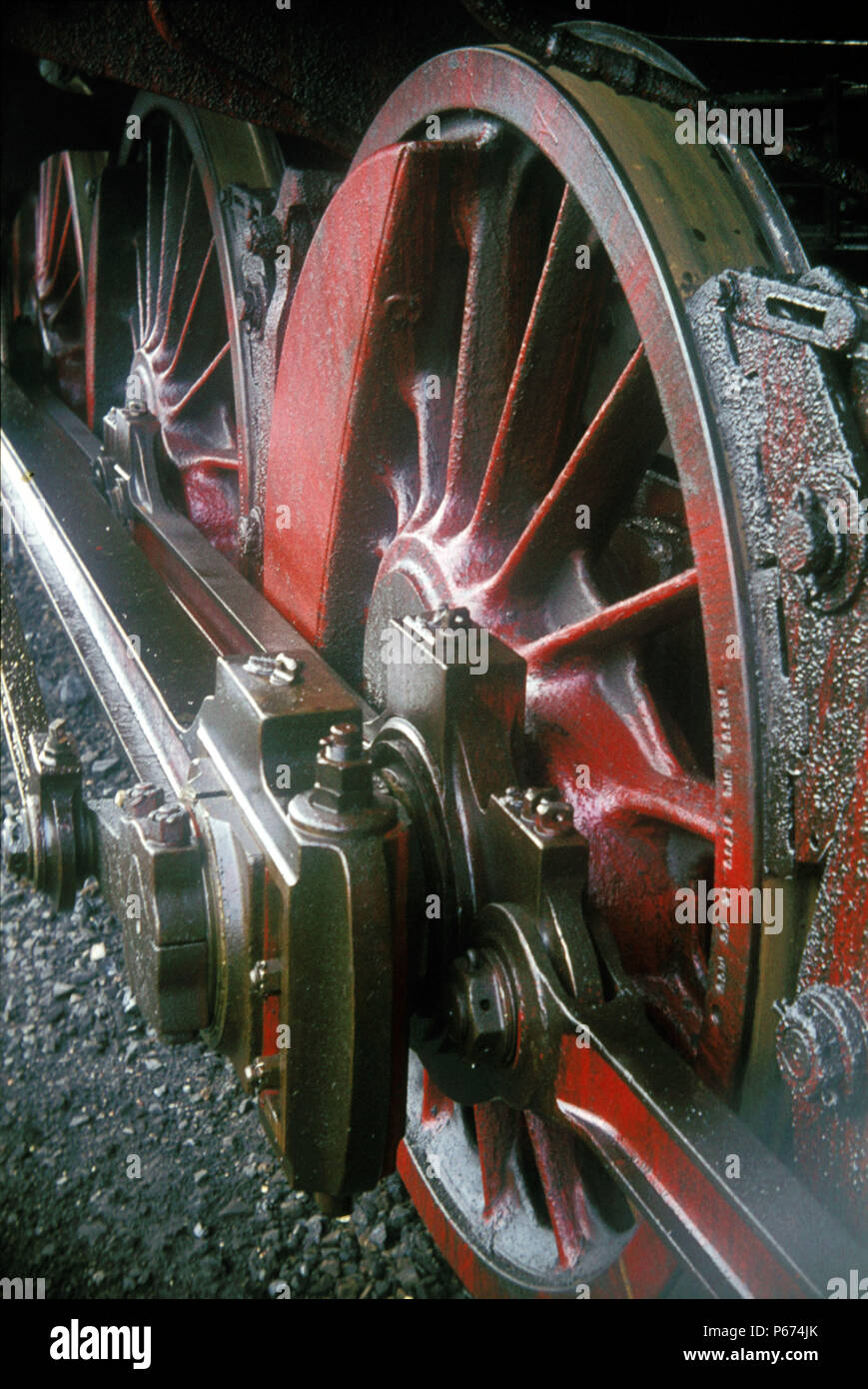 Locomotive Driving Wheels Germany Stock Photo - Alamy