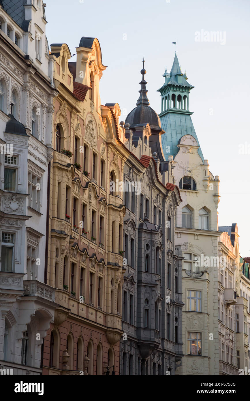 Baroque architecture, Prague, Czech Republic Stock Photo - Alamy