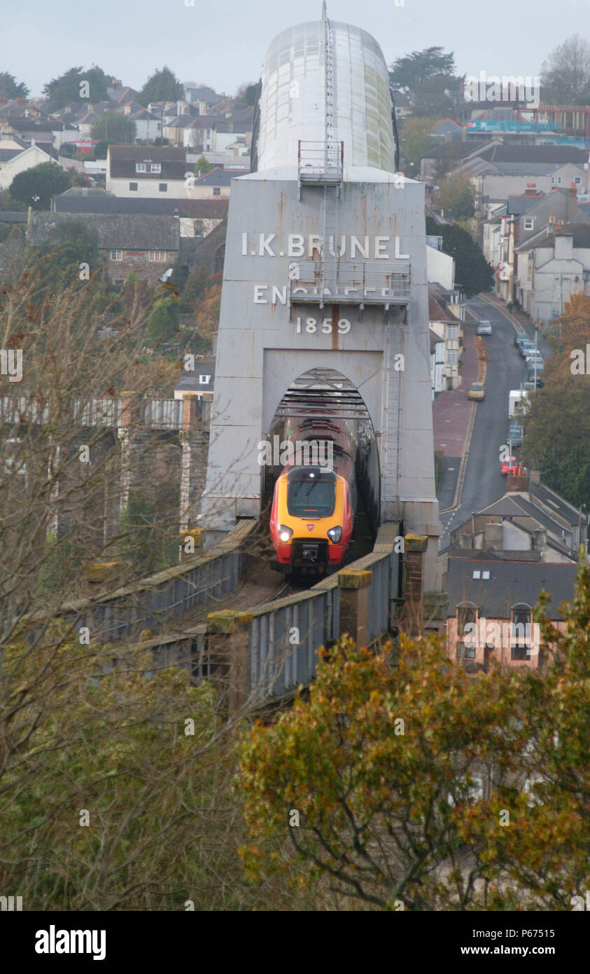 The Great Western Railway. A Virgin Cross Country service from Penzance ...