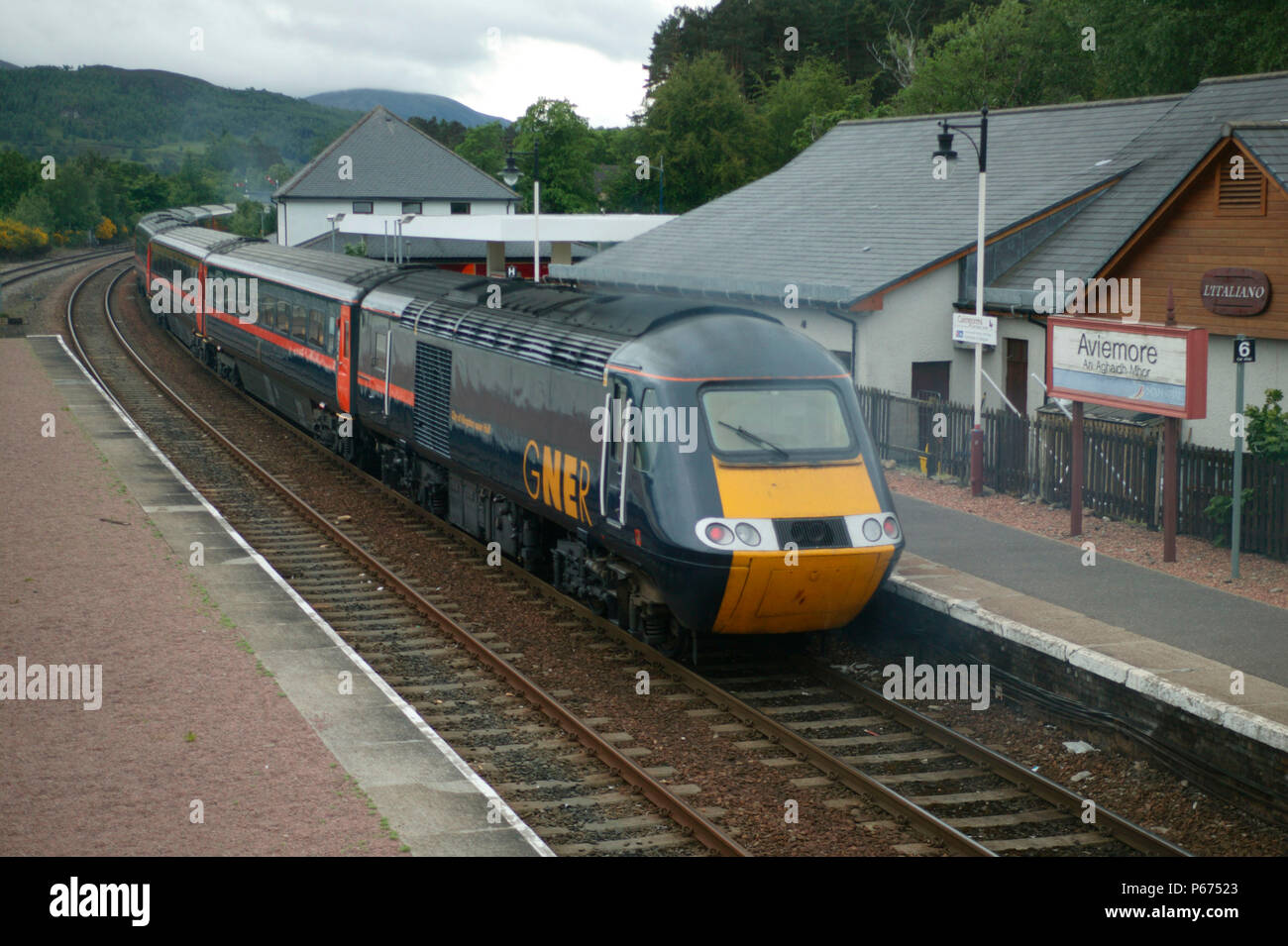 Highland Chieftain Train High Resolution Stock Photography and Images ...