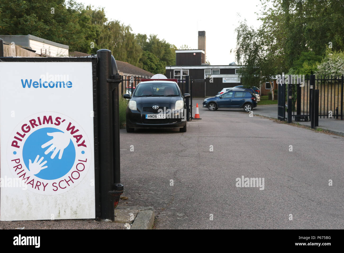 Pilgrims’ Way Primary School, Pilgrim's Way, Canterbury CT1 1XU Stock ...