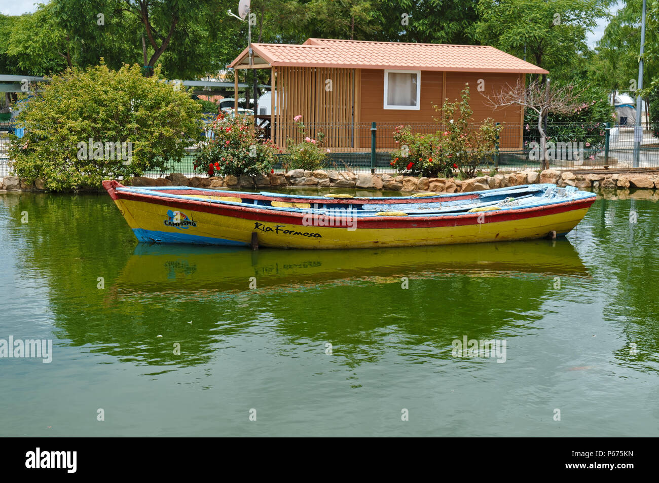 Camping park of Ria Formosa in Cabanas de Tavira. Algarve, Portugal ...
