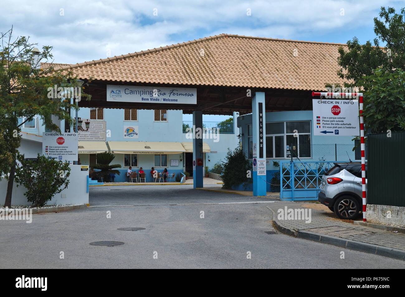 Camping Ria Formosa. Cabanas, Tavira, Algarve Stock Photo - Alamy