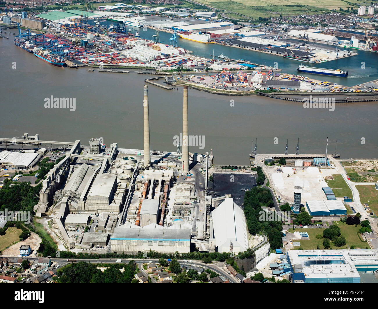 Northfleet embankment hi-res stock photography and images - Alamy