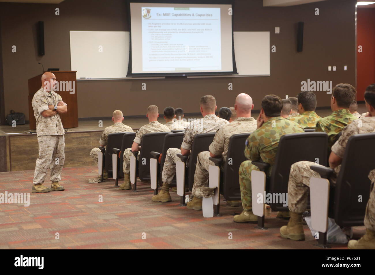 U.S. Marine Corps Col. Joseph J. Zarba, 1st Marine Logistics Group ...