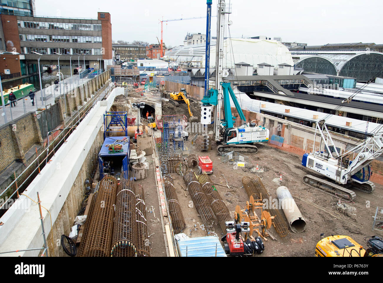 Crossrail Works Paddington, London, UK Stock Photo - Alamy