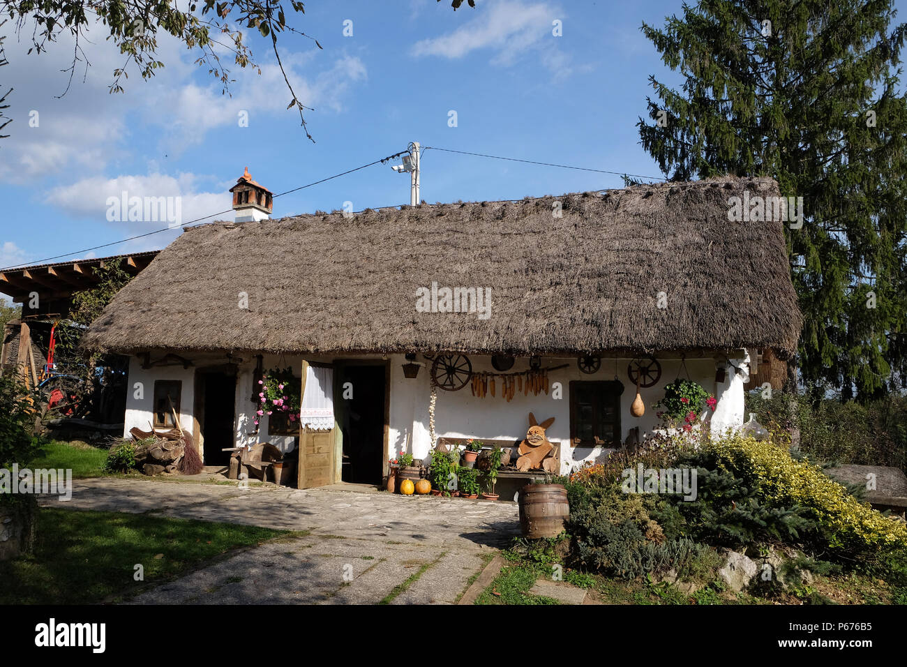 Beautiful rural house in the village Vukovoj, Croatia Stock Photo - Alamy