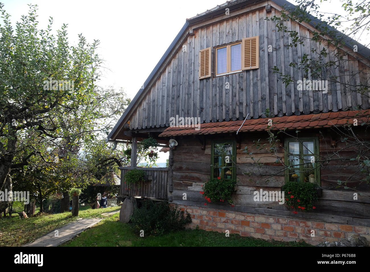 Beautiful rural house in the village Vukovoj, Croatia Stock Photo - Alamy