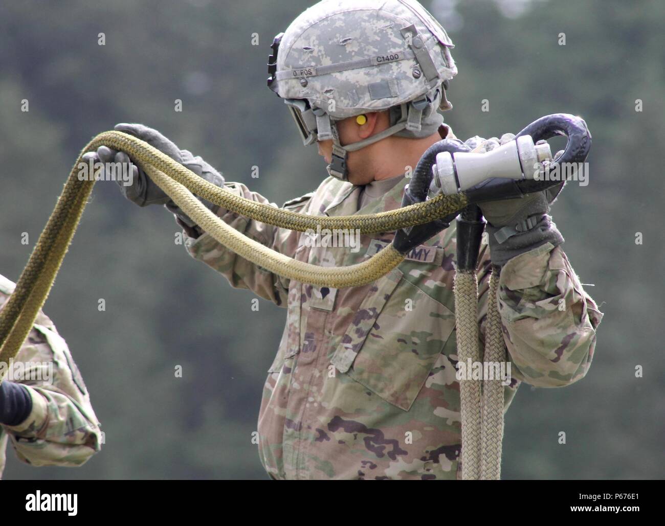 Soldiers with the 308th Brigade Support Battalion, 17th Field Artillery ...