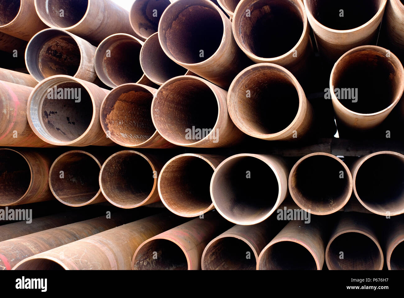 Scrap drill casings from the oil industry make perfect pilings for this ...