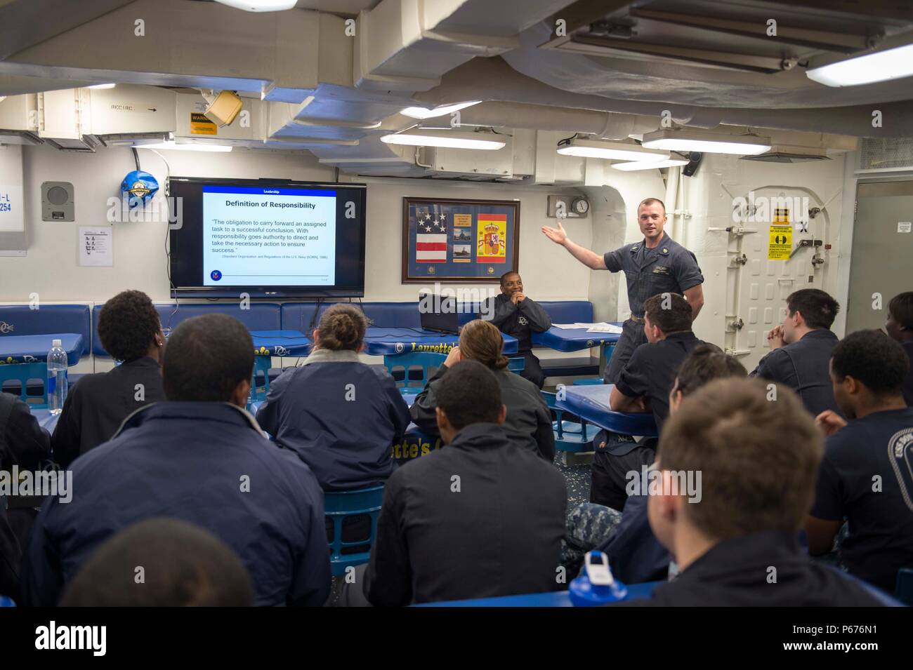 160519-N-TC720-364 MEDITERRANEAN SEA (May 19, 2016) Chief Gunner's Mate ...