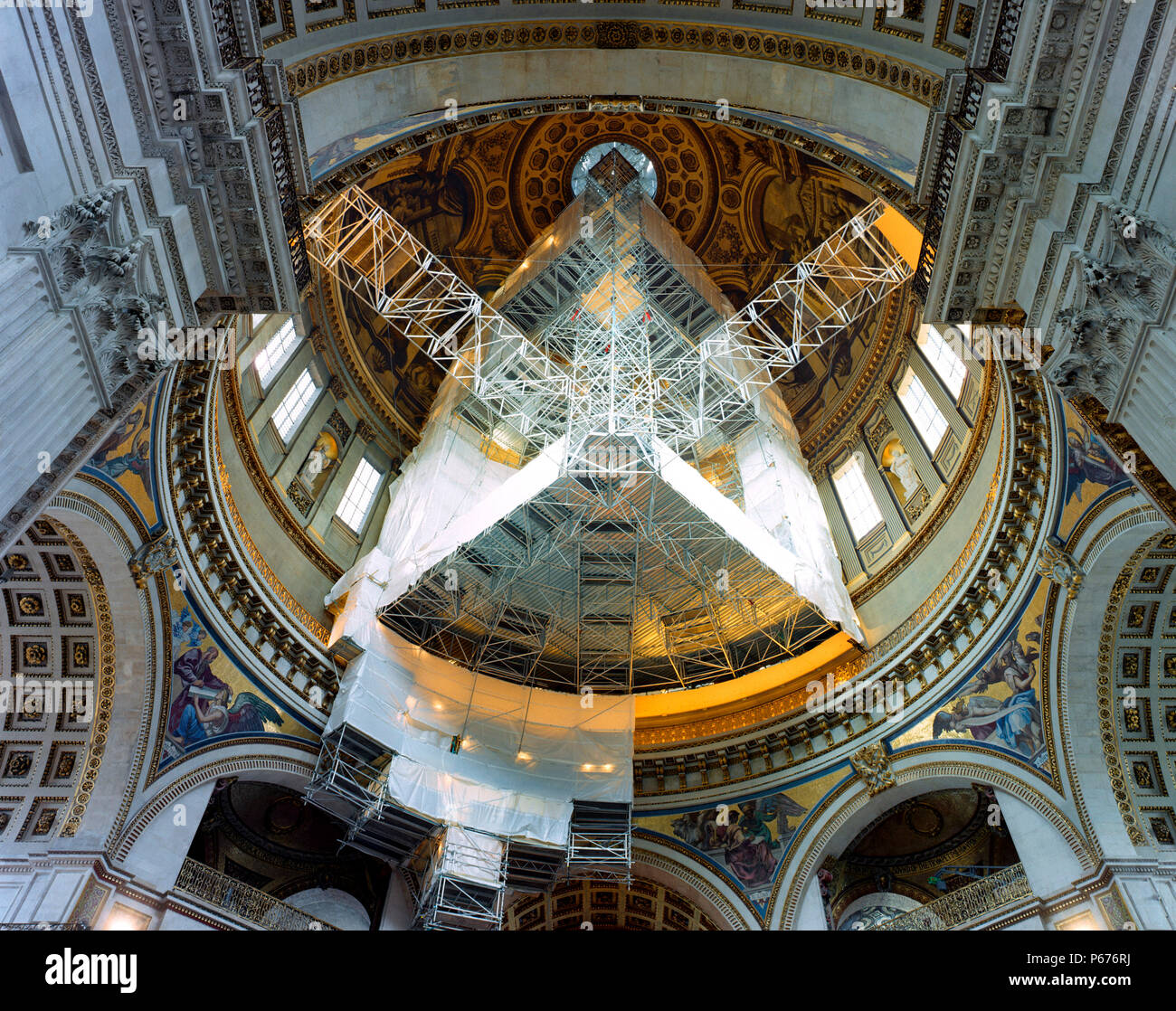 St Paul's Cathedral, London, UK. The £40m cleaning program celebrated ...
