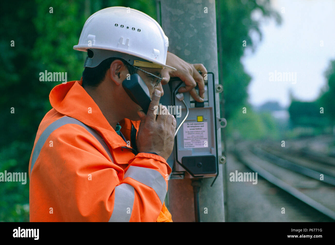 Emergency railway telephone hi-res stock photography and images - Alamy