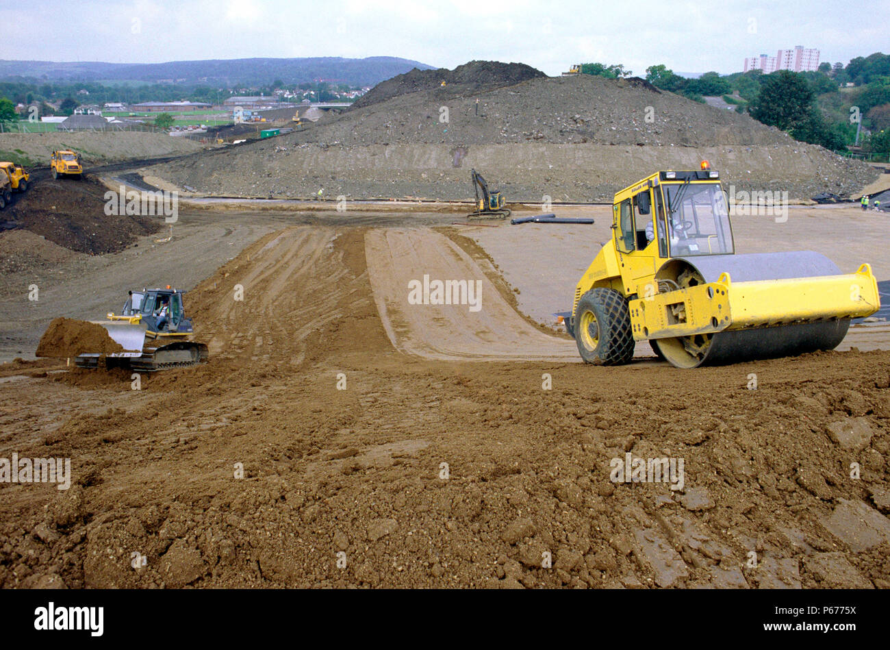 Compacting roller hi-res stock photography and images - Alamy