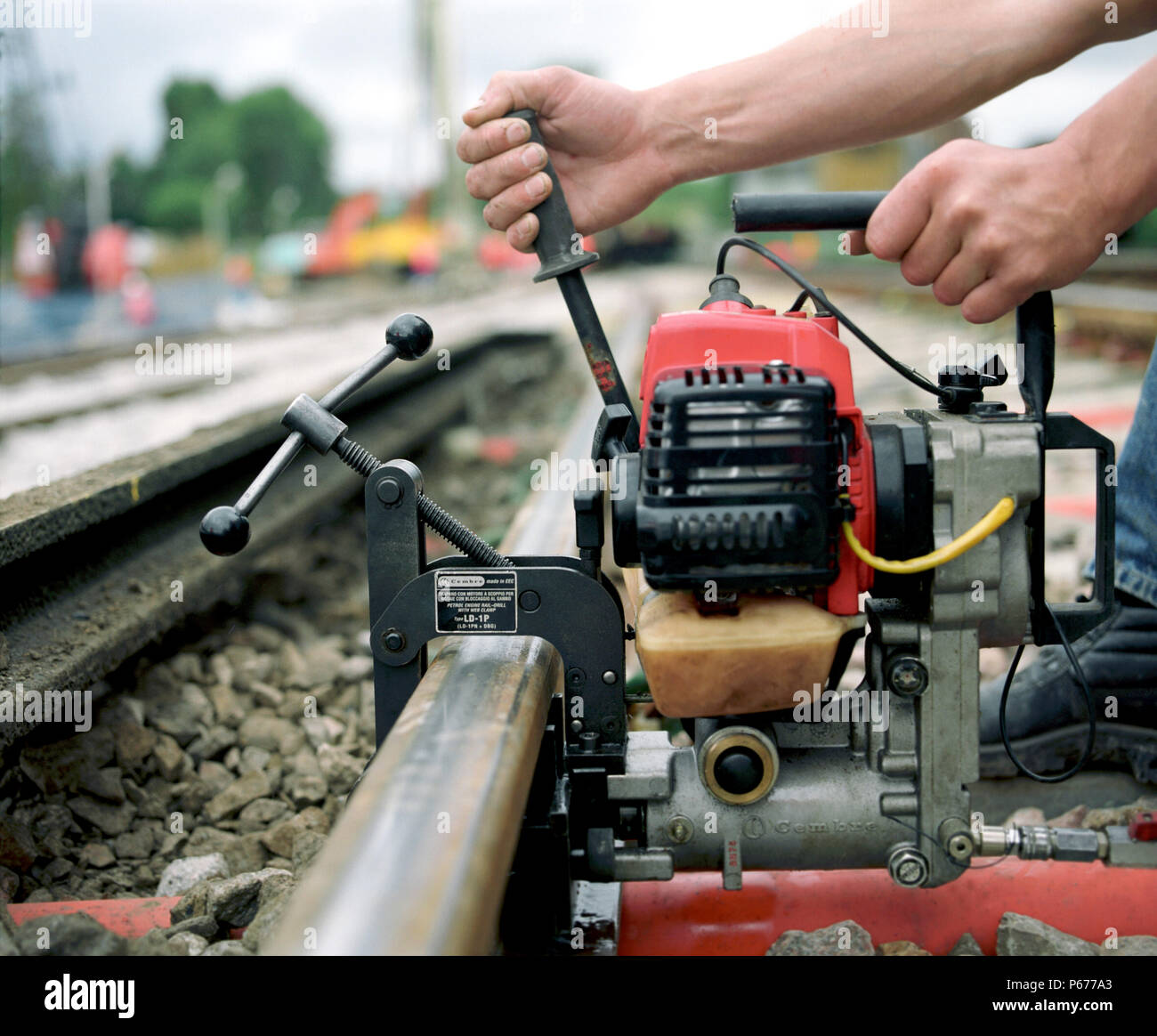 Railtrack workers hi-res stock photography and images - Alamy