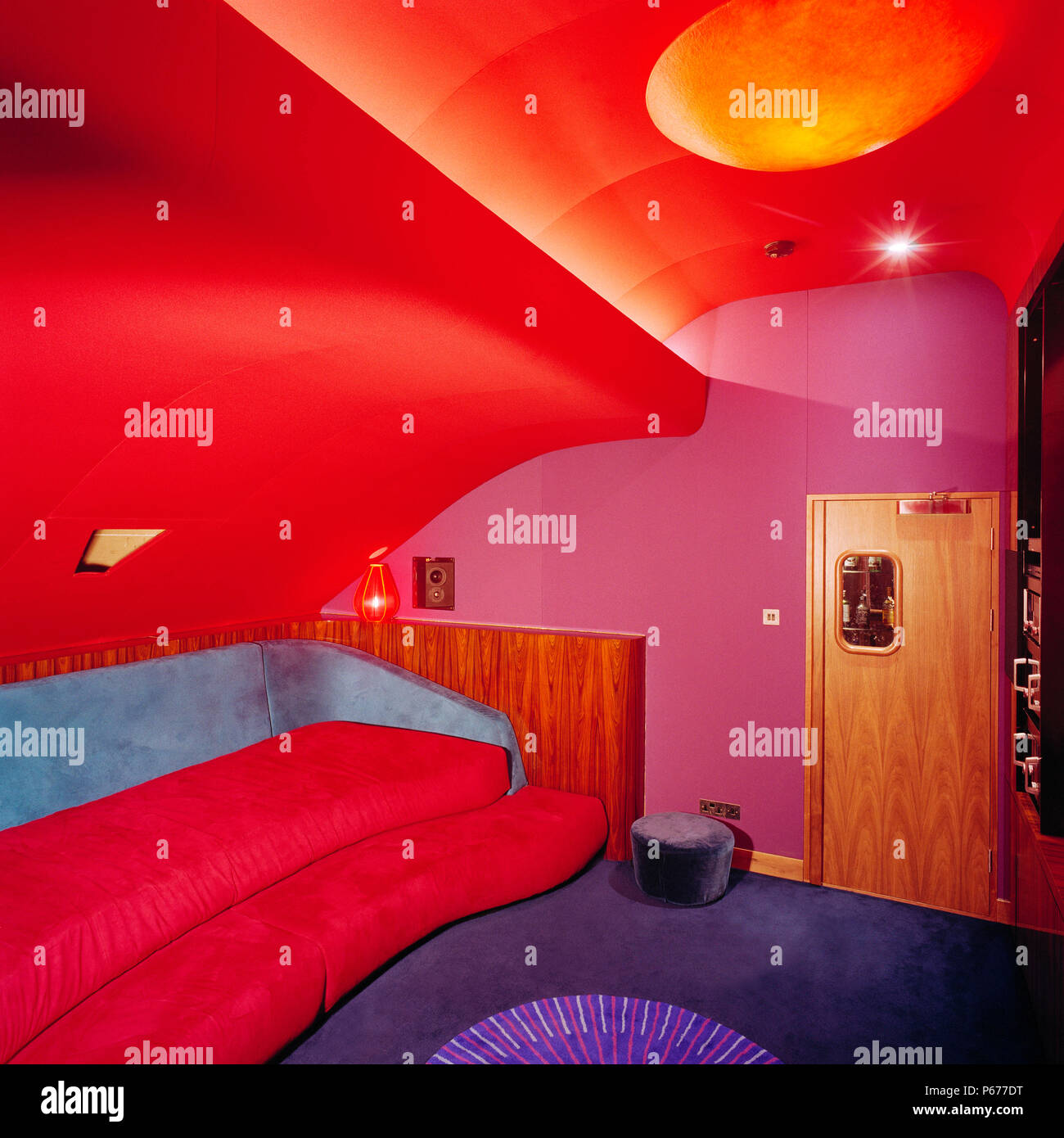 Interior of modern projection room in studio Stock Photo - Alamy