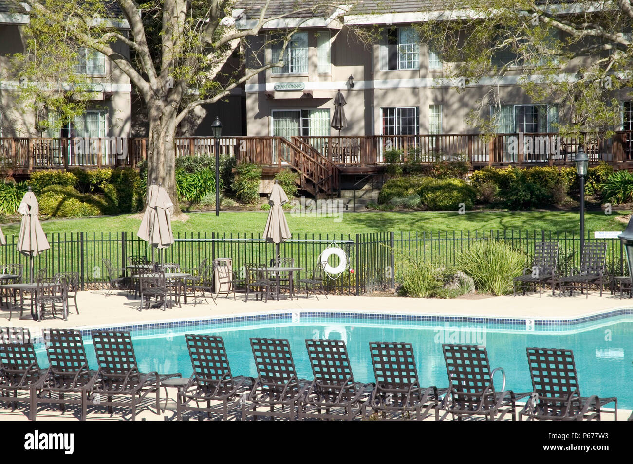 Swimming pool, Hotel, Sonoma, California, USA Stock Photo - Alamy