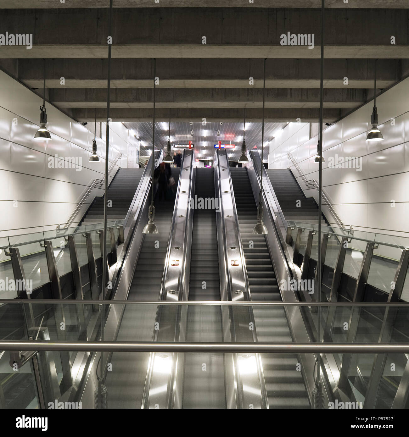 Austria, Vienna, Subway Line U2, Architect Gerhard Mo?burger 2008 Stock ...