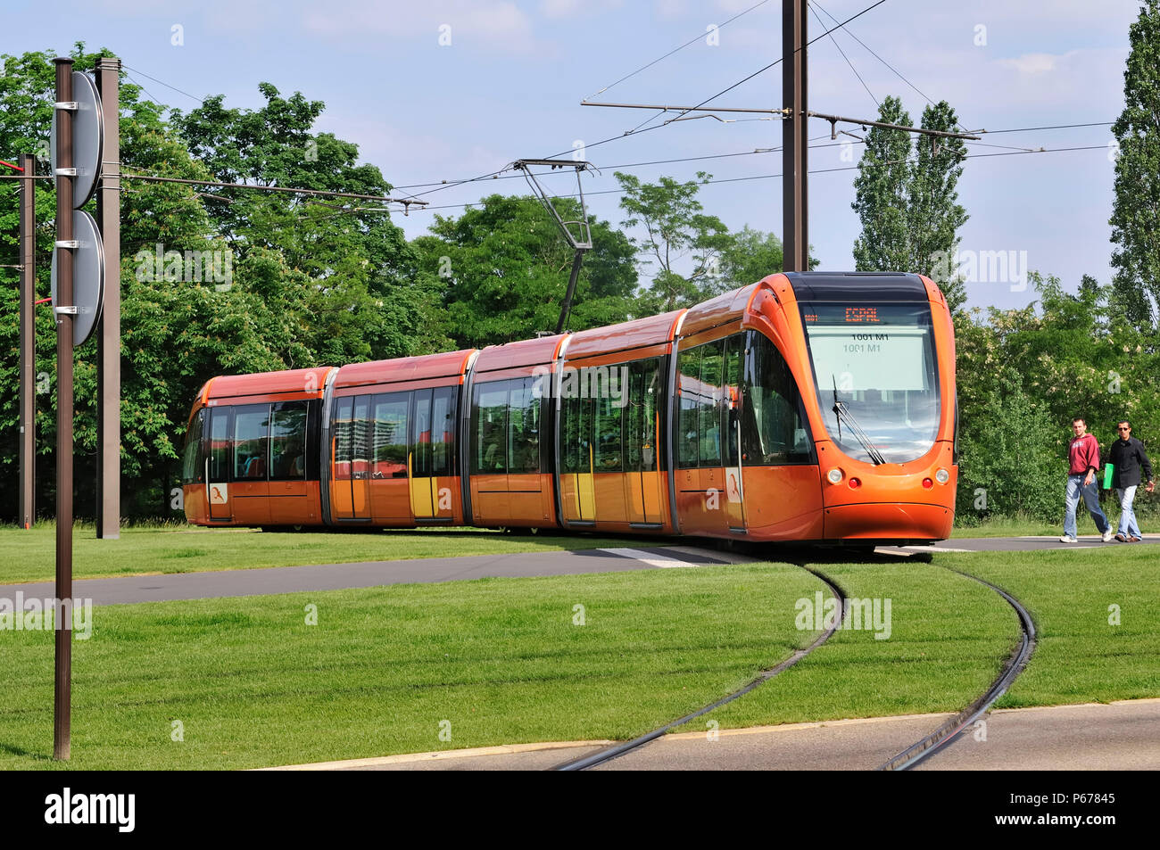 Modern tramway hi-res stock photography and images - Alamy