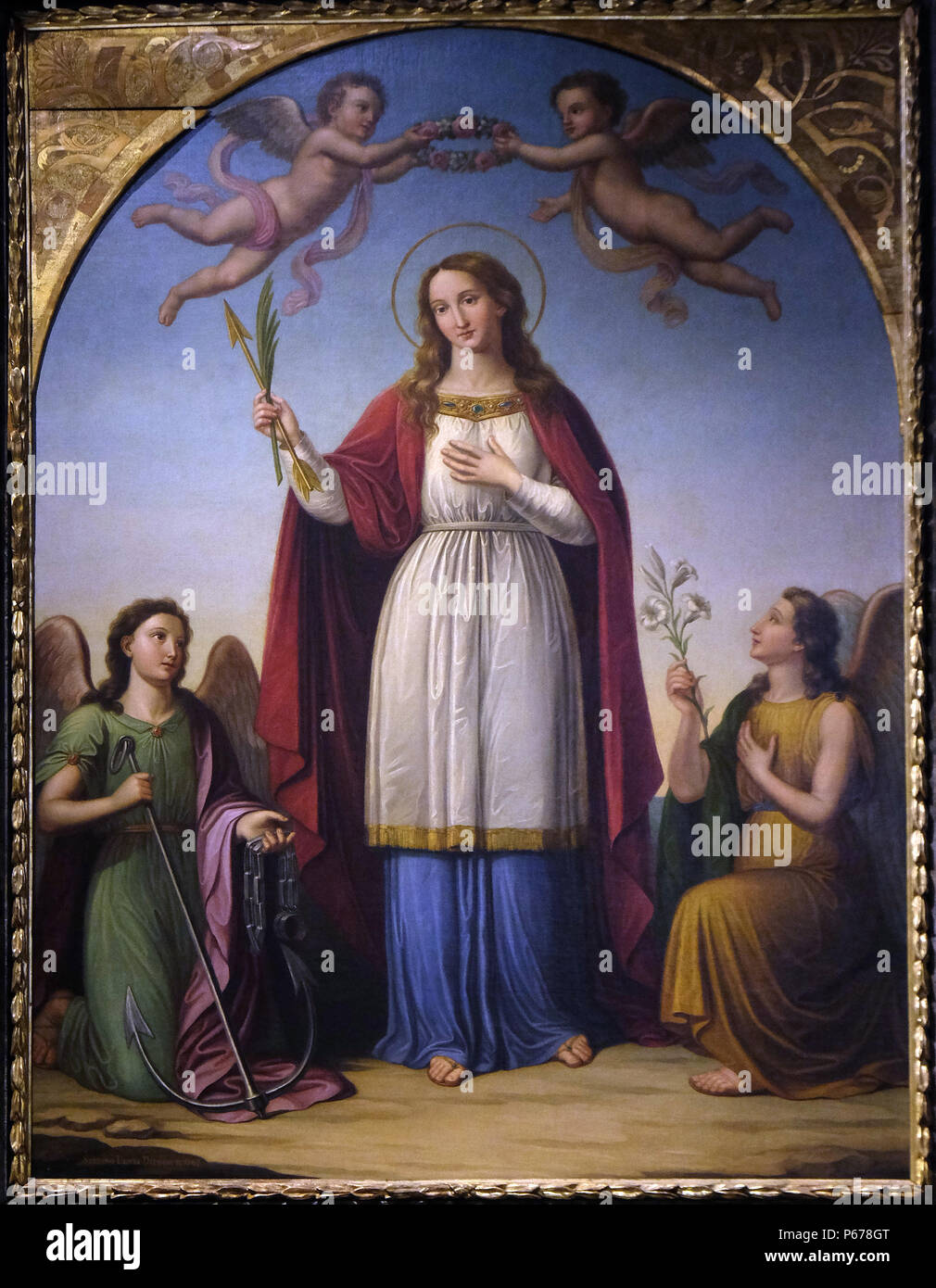 Saint Philomena Symbol