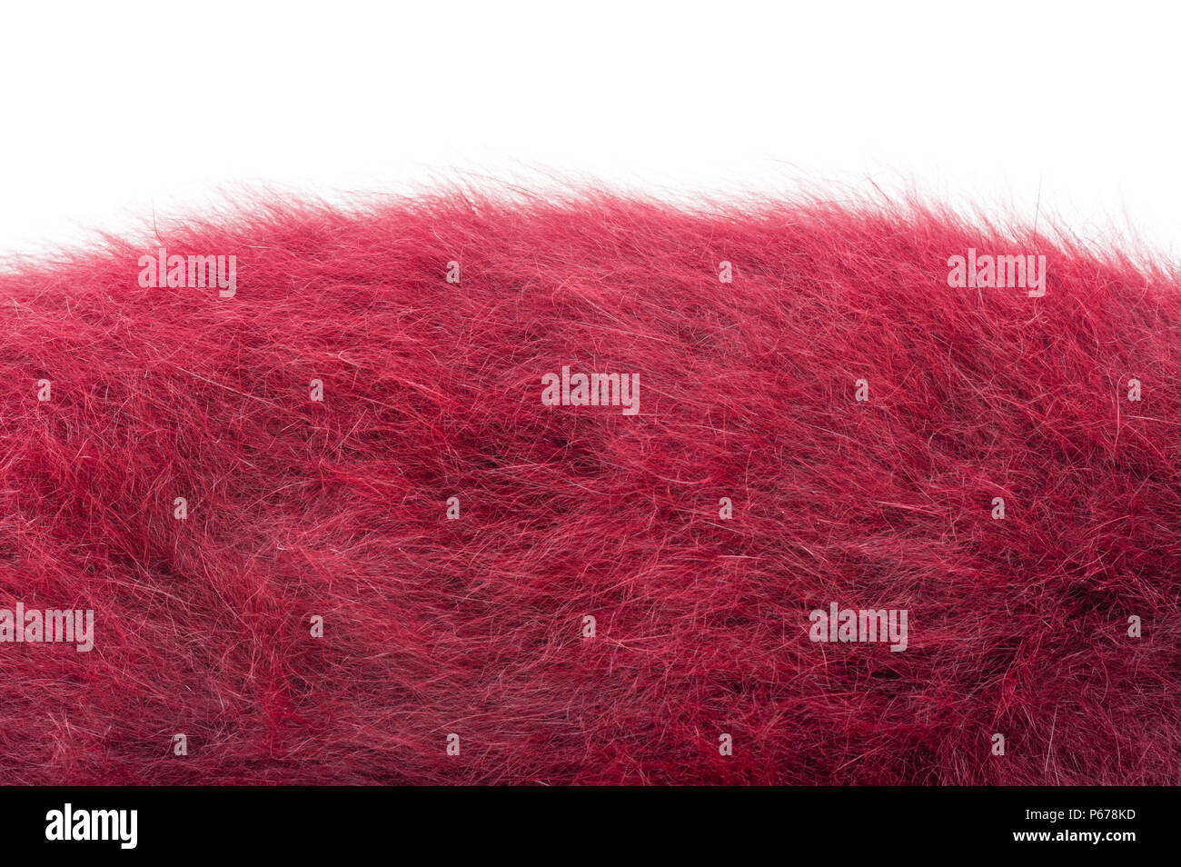 abstract red fur texture as a background, graphic resource Stock Photo ...