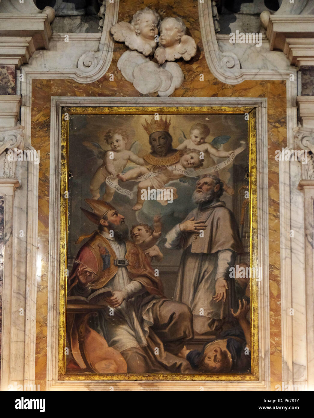An unknown painter of the 17th century representing Holy Face, Saint ...